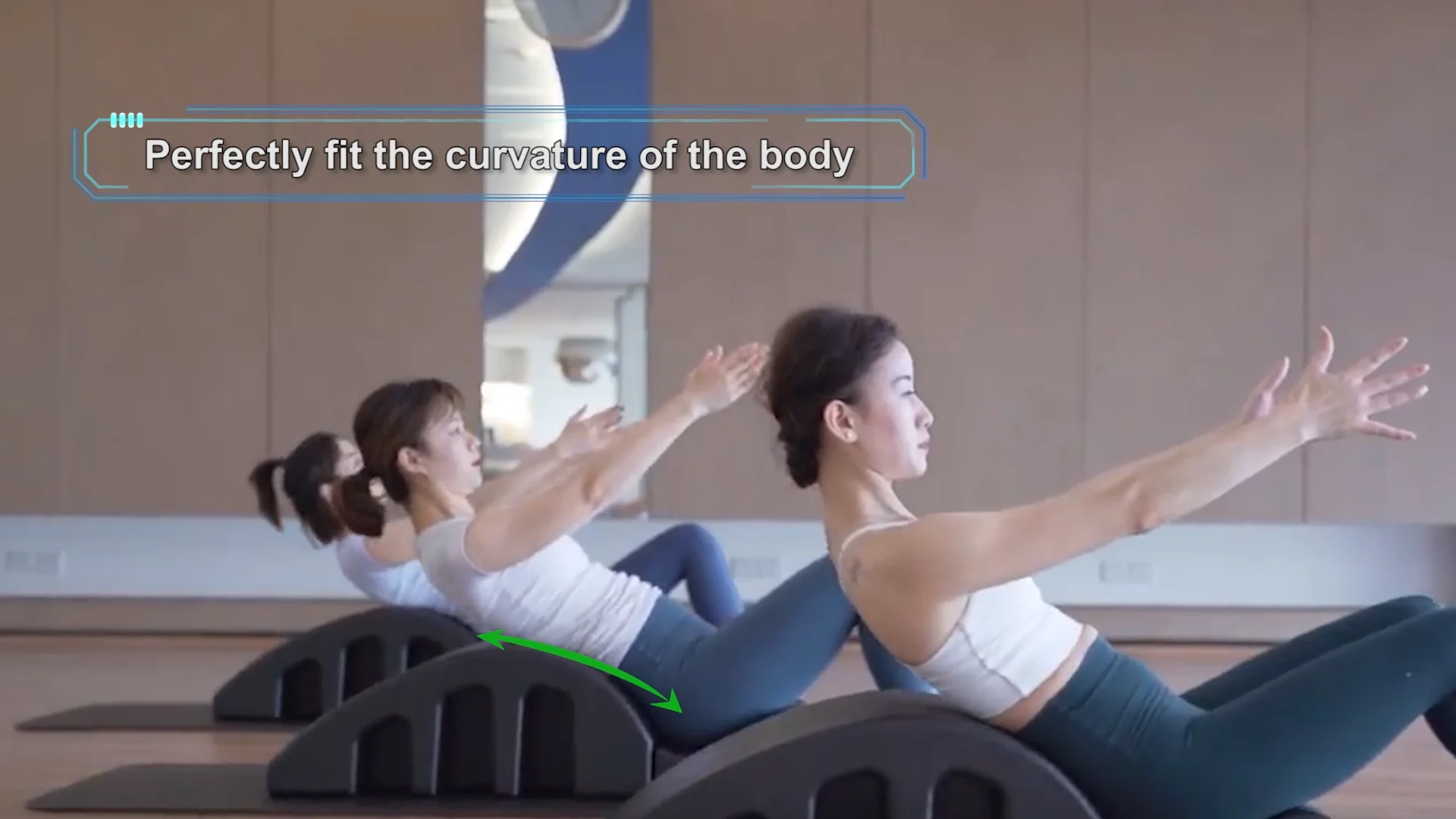 Onemax Epp Foam Arc Yoga Gym Fitness Pilates Posture Spine Corrector ...