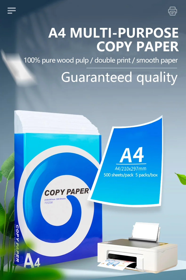 Manufactural A4 Sheet Bond Office Photographic Paper Print Painting A4 ...