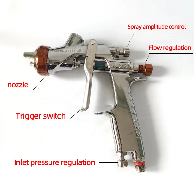 Iwata Kiwami Professional HVLP Spray Gun Japan 1.4mm LVLP 2.0 Mpa for ...