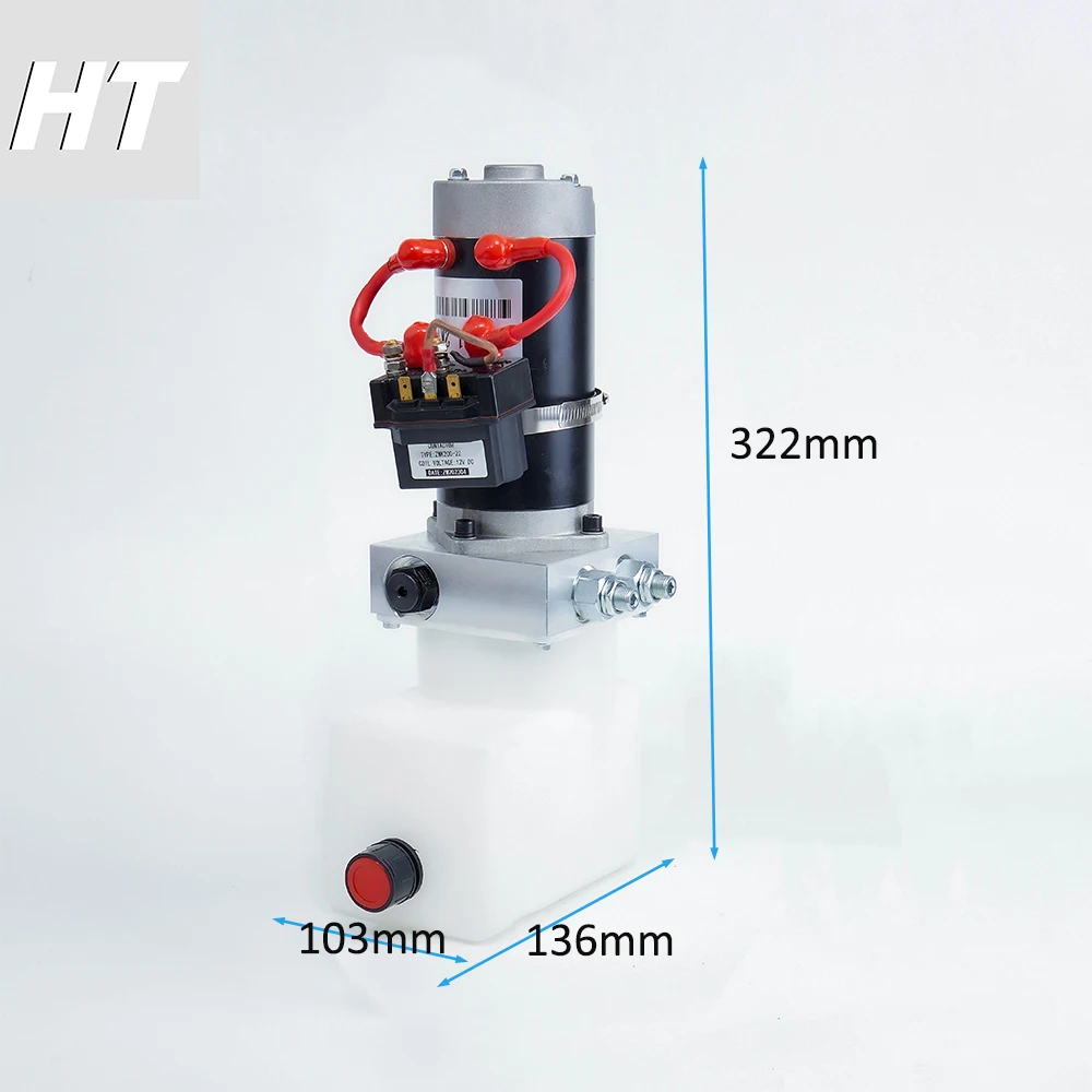 Mini Hydraulic Power Pack Unit Dc 12 Volt 24v 48v For Small Pallet Form ...