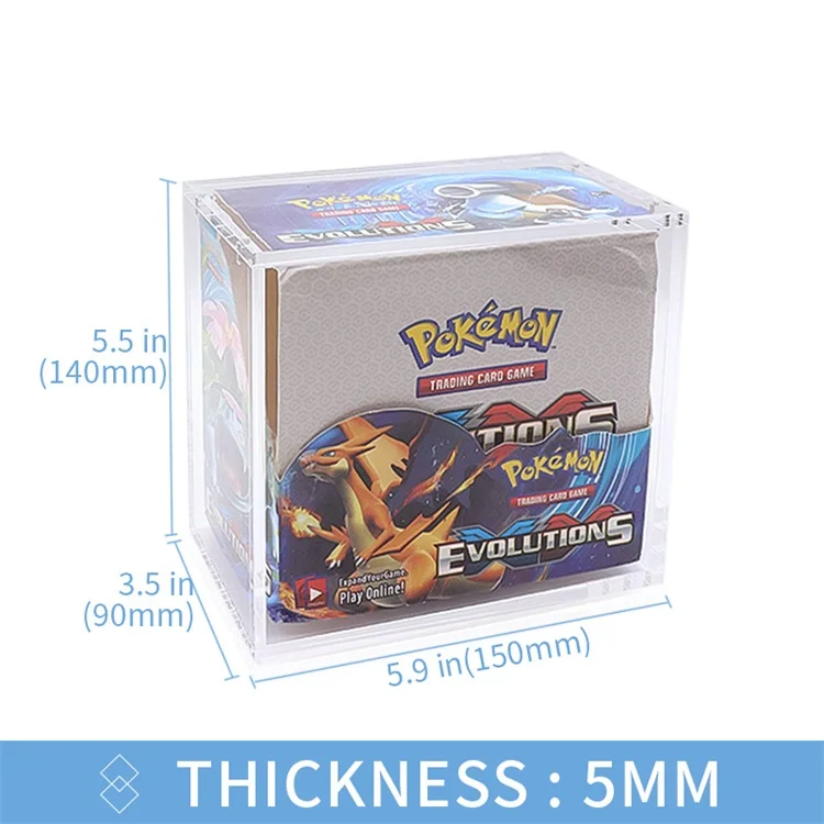 Transparent Magnetic Acrylic Display Pokemon Elite Trainer Cards ...