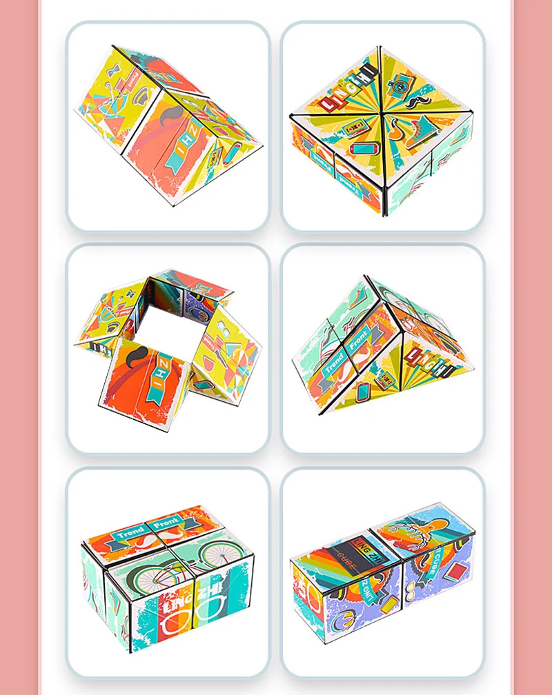 Infinity Flip 3D Magic Cube - Stress Relief & Education