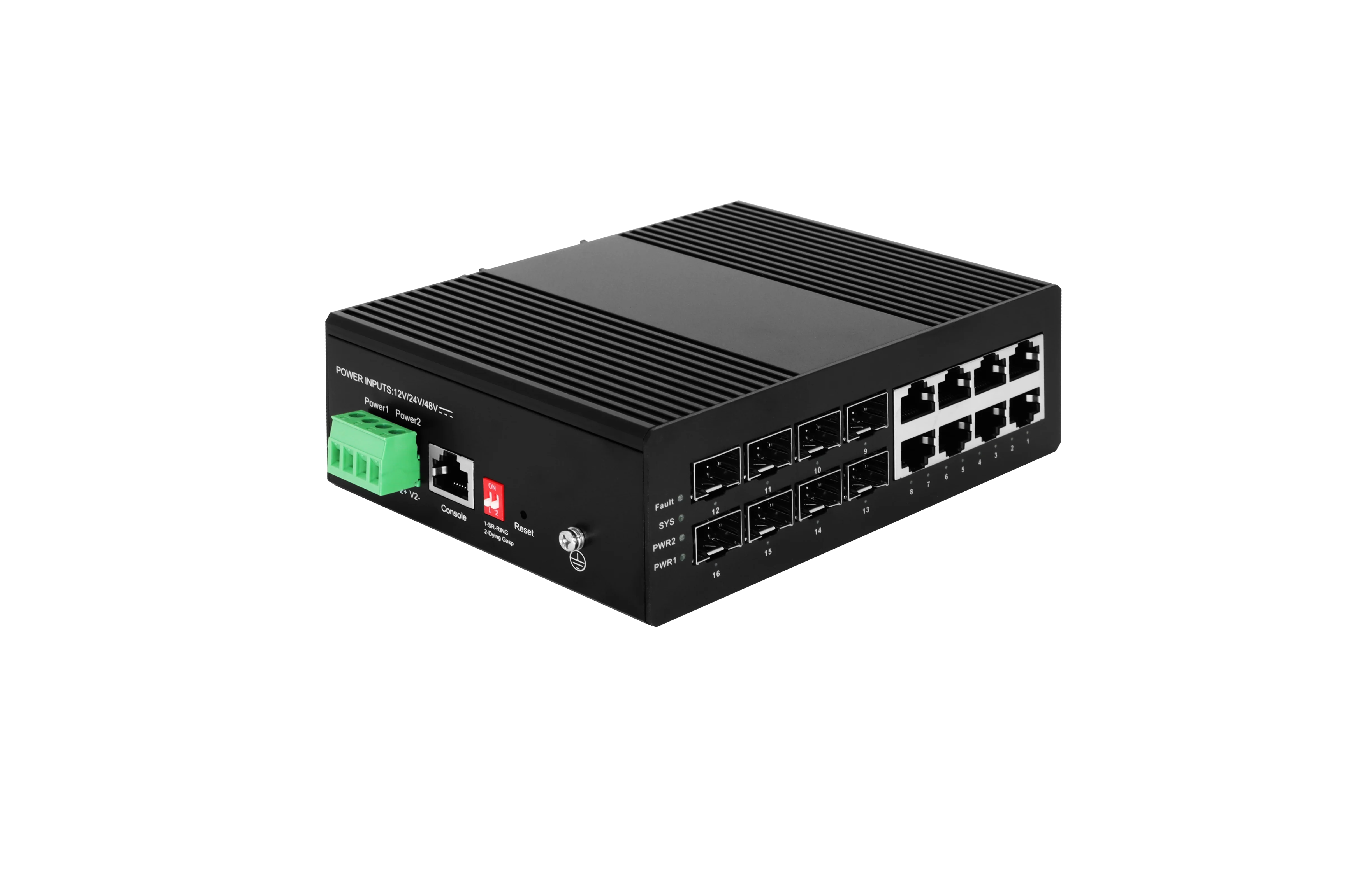 Fully Management L2 Managed Gigabit Smart IP30 Industrial Switch Rich ...