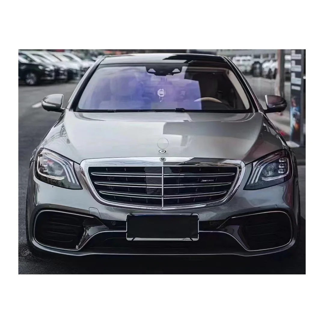 Front Rear Bumper with Grille,headlights,taillights for Mercedes benz s ...