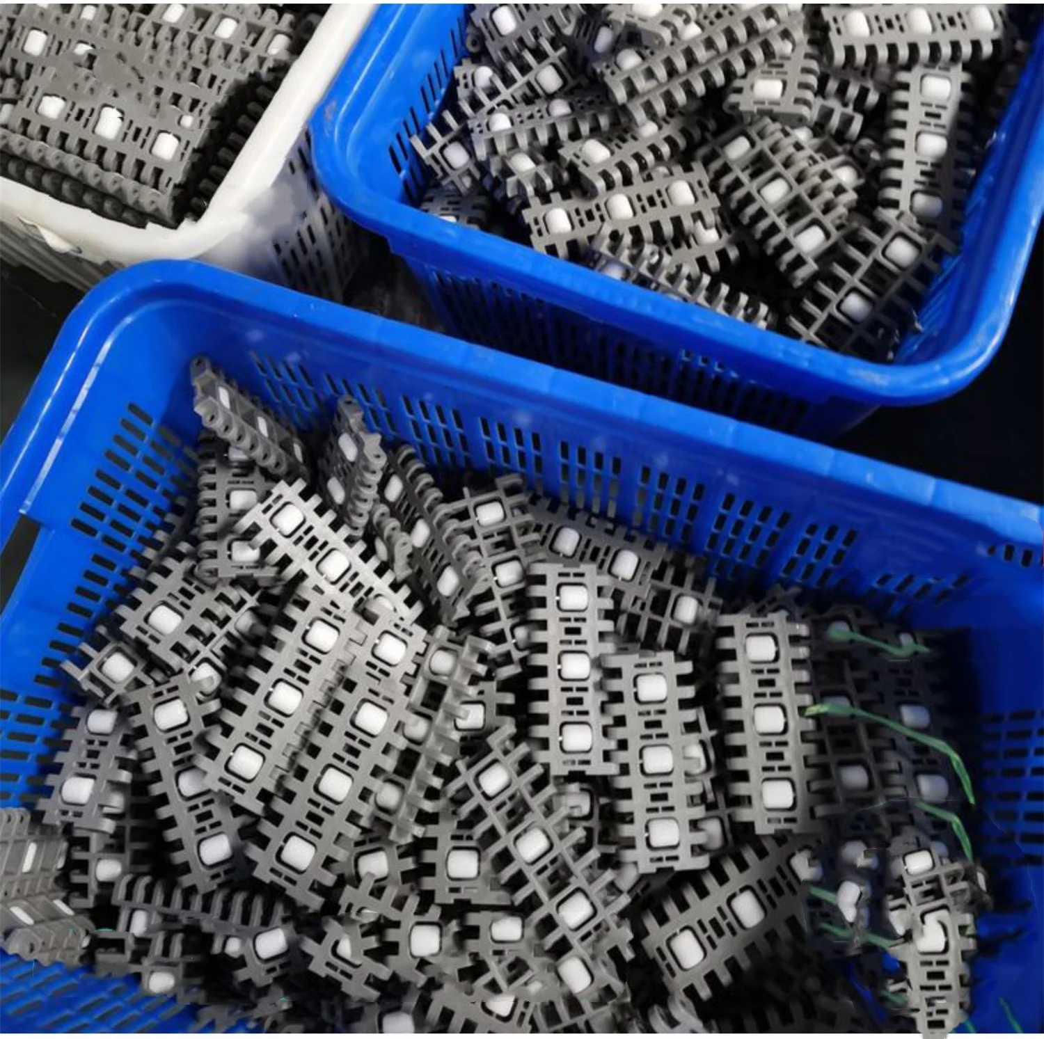 Industrial Heavy Plastic Belt Conveyor Assembly,400 Direction Ball Mesh ...