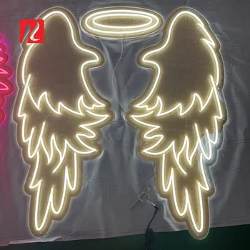 Custom Neon Sign Angel Wings Decor Neon Lights Led Angel Wings - Buy ...