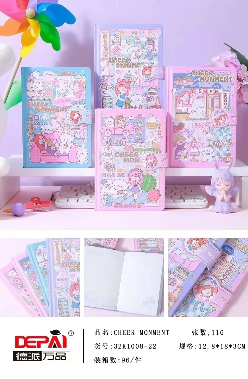 Customized32k Beautifully Colored Notebook Cute Thickened Diary ...