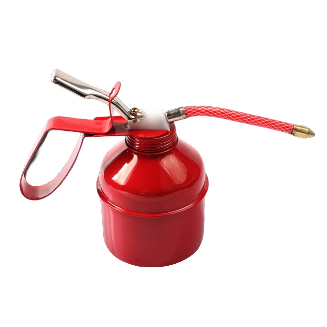 Manual Pump Oil Can - Flexible Tube for Universal Use