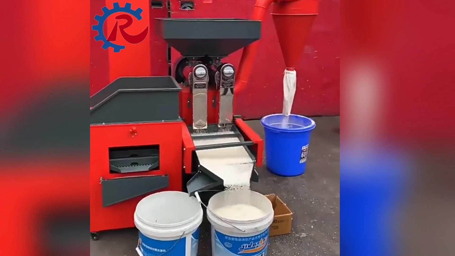 Ruiya Double Layers Vibratory Hopper Rice Mill Machine Combined Rice ...