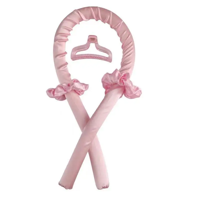 Alibaba.com: Private Label Heatless Hair Curler Curling Rods with Satin ...