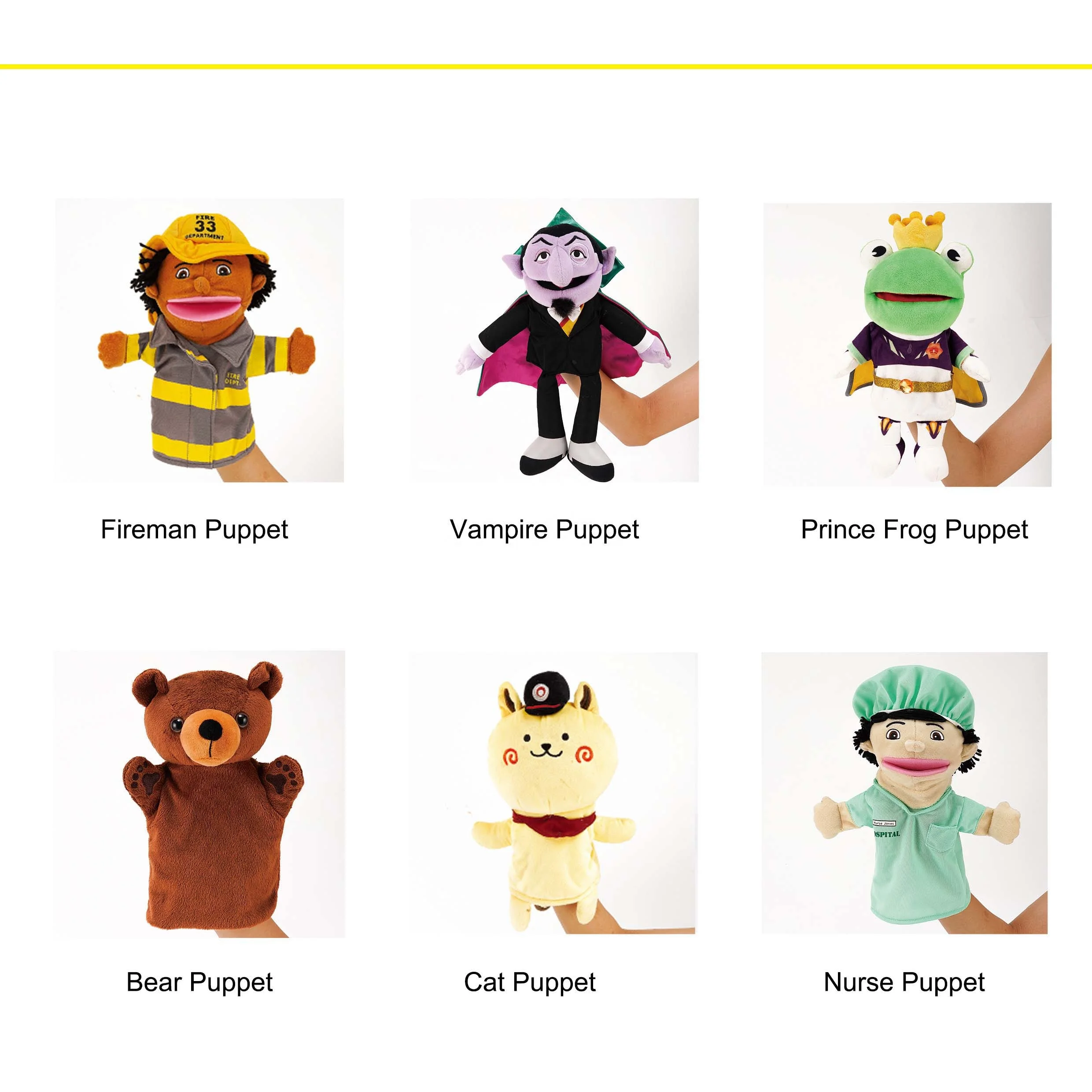 Custom Soft Baby Educational Learning Puppet Glove