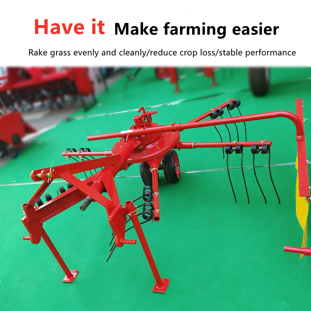 Feichuang Tractor with Rake - High Productivity Hay Cuddle Machine