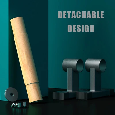 Push-up Stand Wood Pushup Bars Wooden Parallettes Push up Handle Stands ...