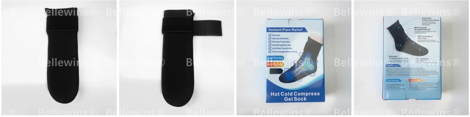 Bellewins Ice Pack Socks - Ankle Cold Therapy Solutions