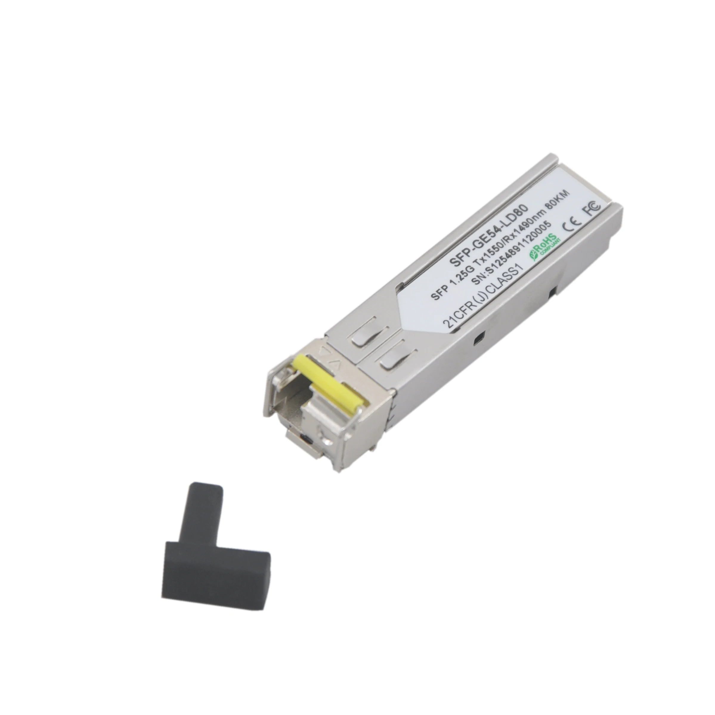 Gigabit 1.25g 80km Bidi Single Strand Sfp A Type Tx:1490nm Rx: 1550nm ...