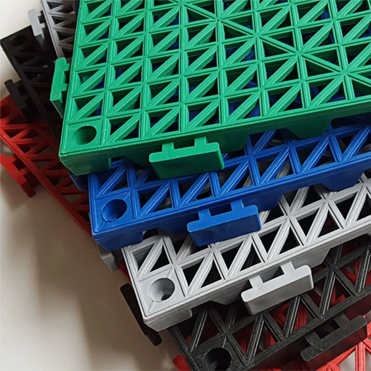 Interlocking Drainage PVC Modular Floor Tiles - Non-slip