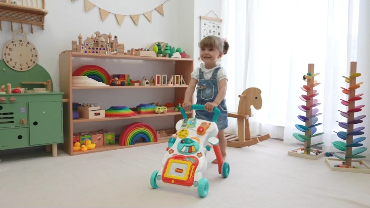 Infant Standing Toys Baby Push Walker Learning Walkers And Activity ...