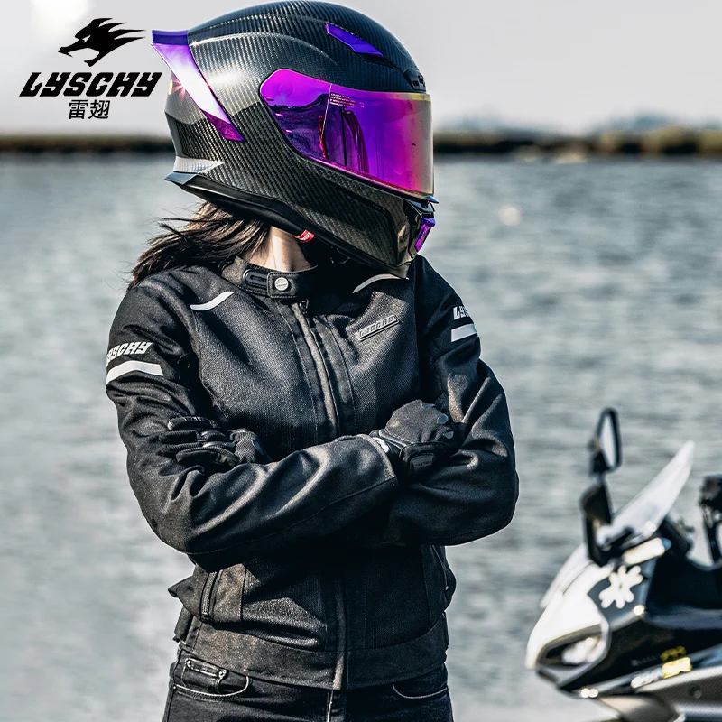 Lyschy Motorcycle Riding Suit Summer Mesh Men Anti-fall Breathable ...