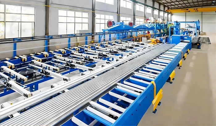 7 Inch Cooling Table For Aluminium Extrusion Press Profile Extrusion ...