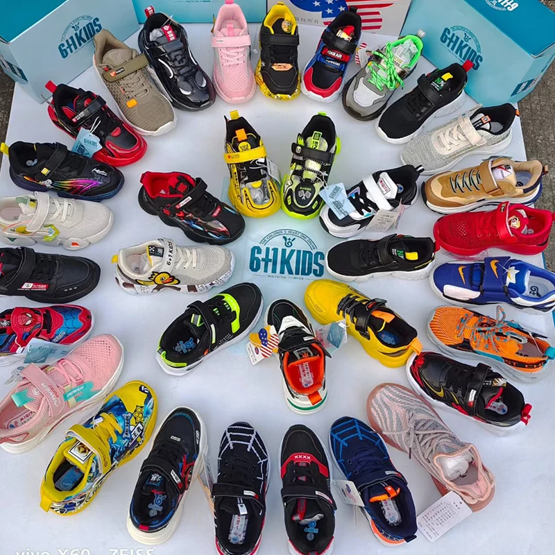 C2125 Children Sports Shoes Kids Sneakers Boys Shoes Running Sneakers Breathable Children's ...