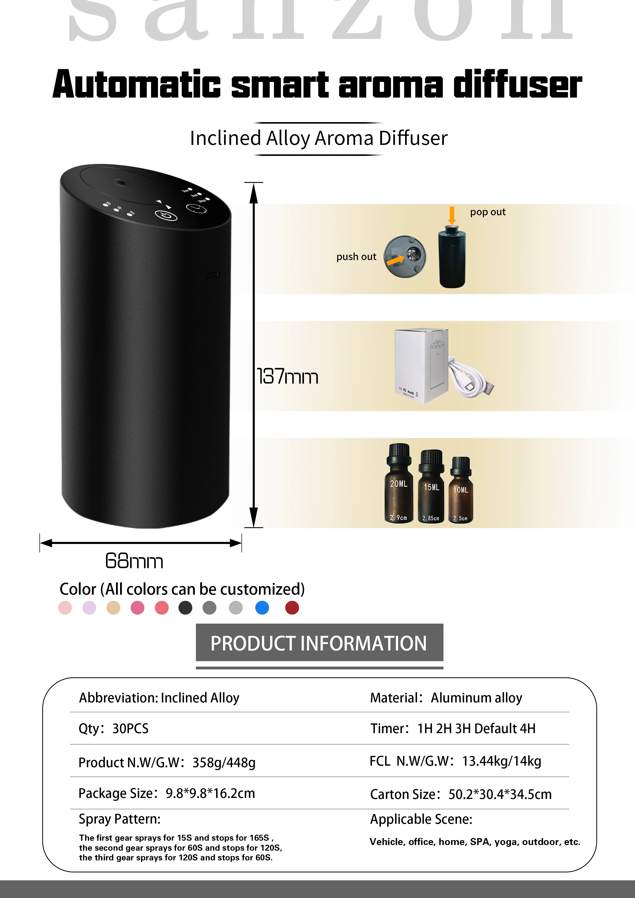 Hot Trends Electric Aroma Diffusers Natural Essential Oils Scent ...