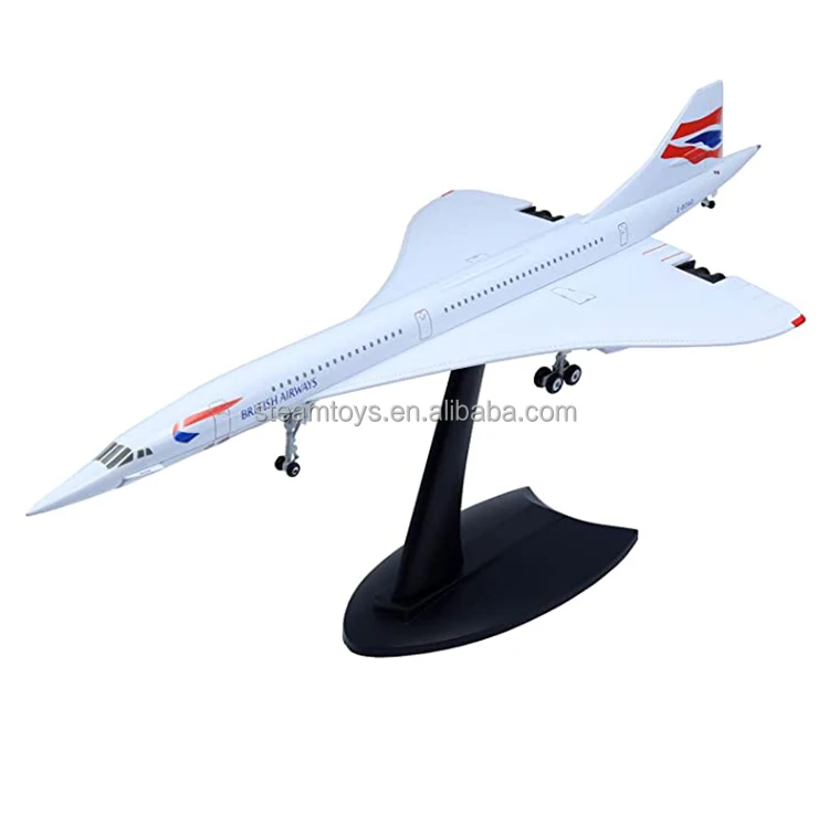 1/200 Scale Fighter Jet Model - Concorde British Airways & Air France