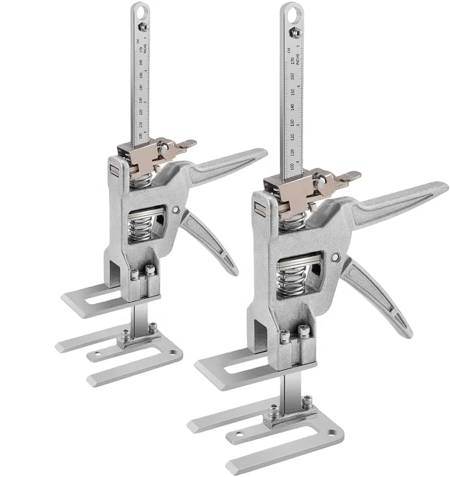 Hand Lifting Jack Tool Labor Saving Arm Lifter Jacks with Level Full ...