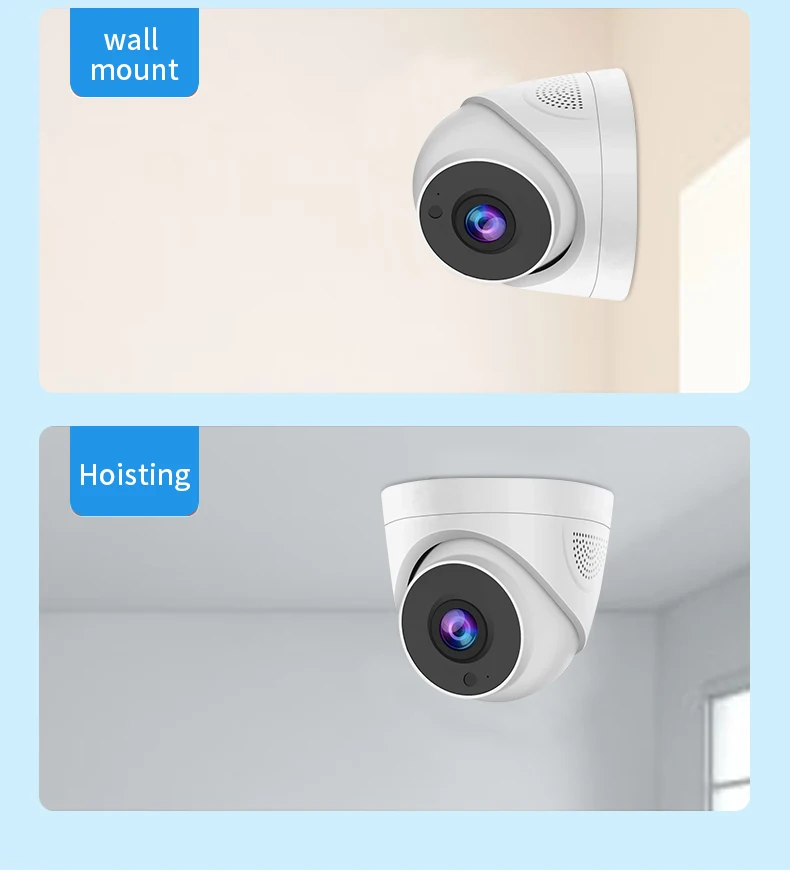 2022 Vi365 App Home Surveillance Security Camera Full HD 1080P Dome AHD ...