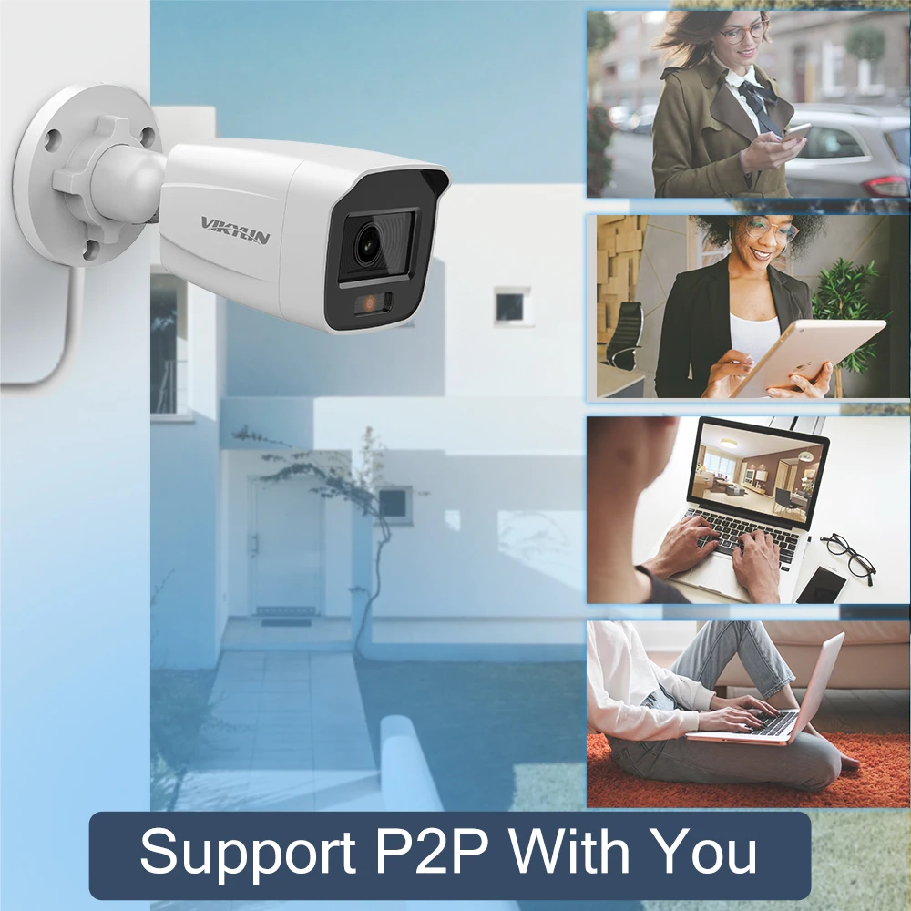 Compatible Hik-vision Smart Ir Colorvu 4mp 5mp 8mp Motion Detection Two ...