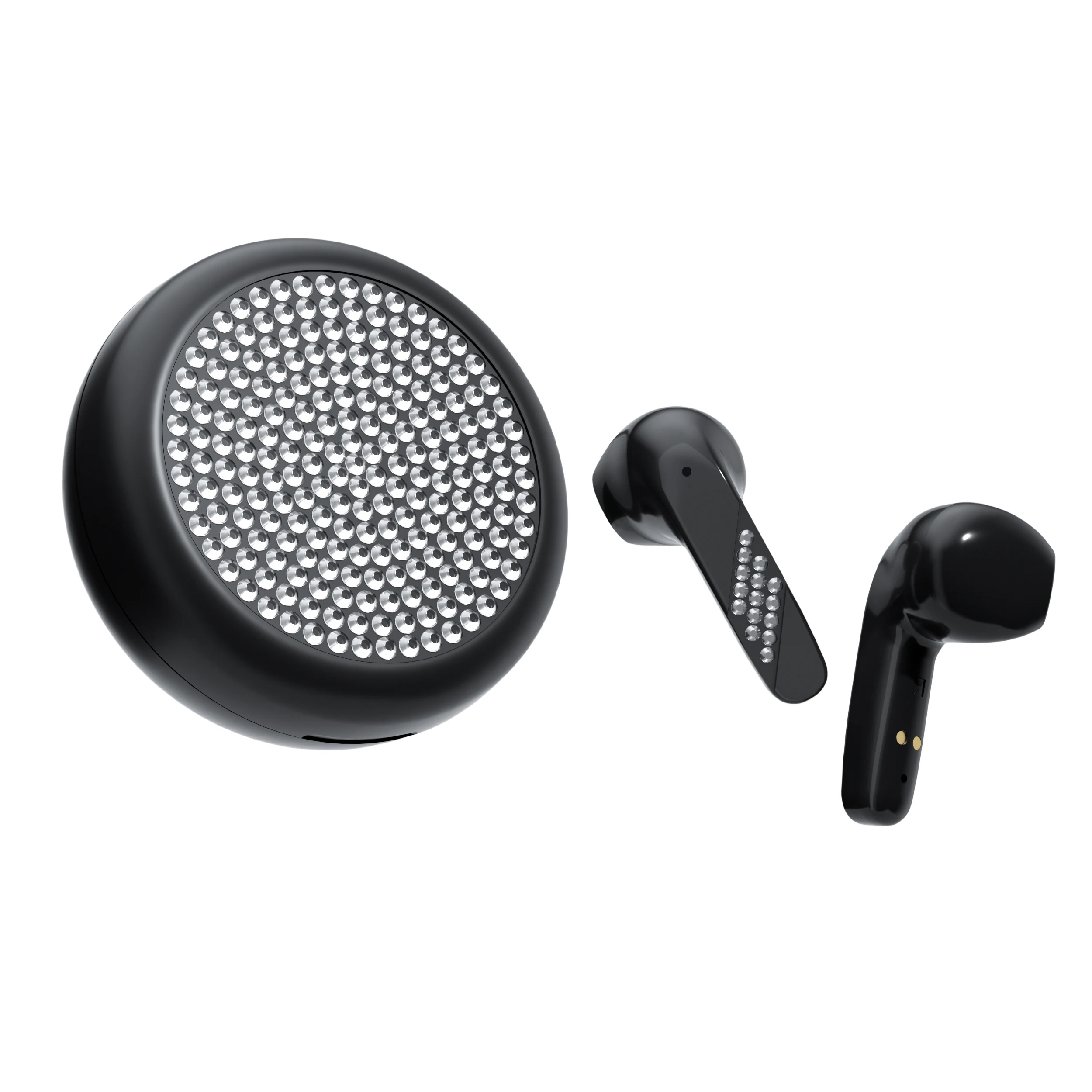 Cheap Mini Portable Tws Wireless Earbuds With Diamond Decoration - Buy ...
