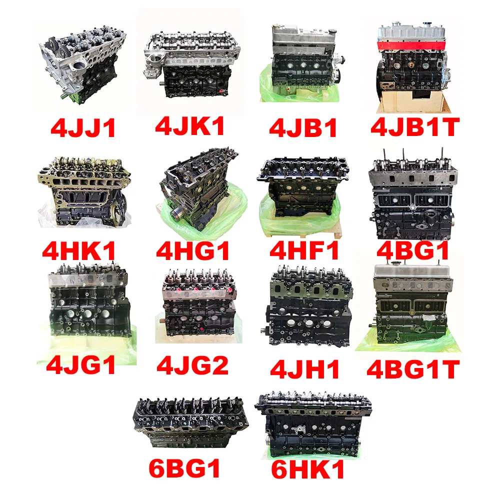 Motor Isuzu NPR 4HK1 4HF1 4HG1 Engine Long Block for Cargo Truck 4HG1 ...