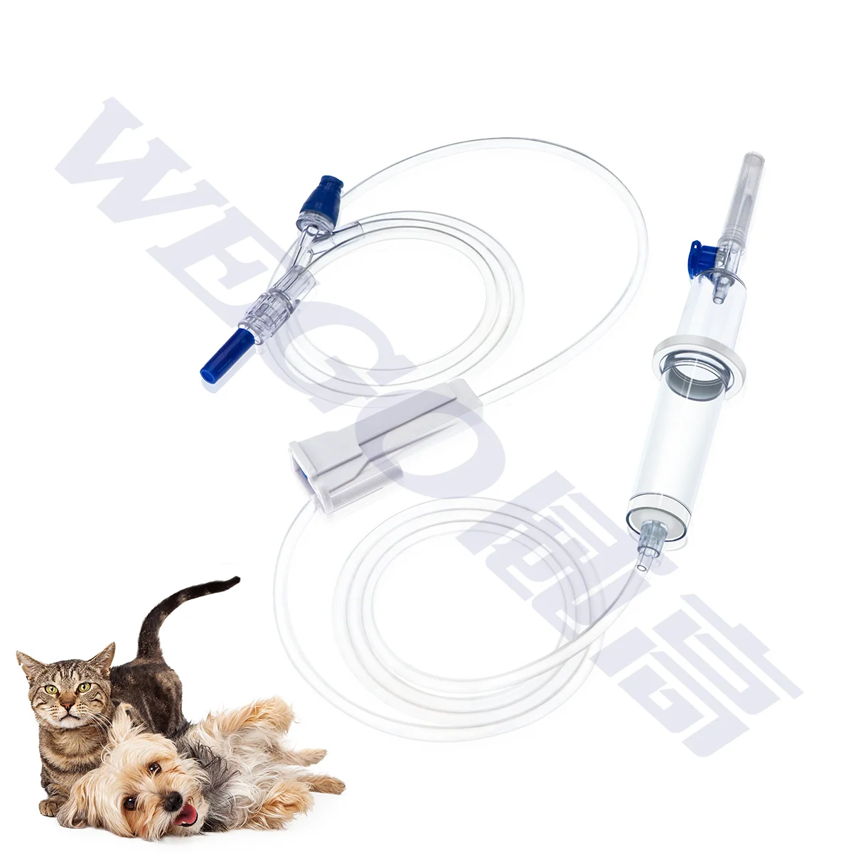 Pet Medical Hospital Sterile Disposable IV Infusion Set Y Port Infusion ...