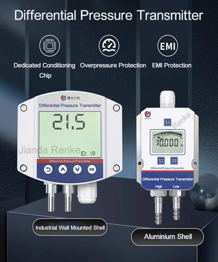 RS-YC-*-EX Air Duct Pressure Transmitter for HVAC & Clean Rooms