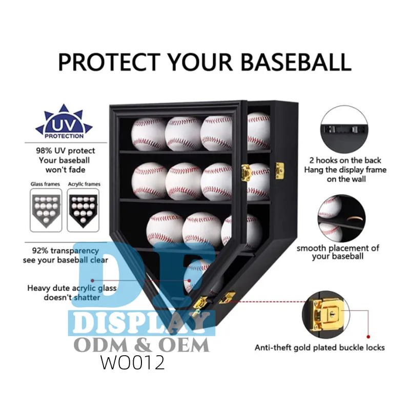 Wo012 Military Challenge Coin Display Case Lockable Cabinet Rack Case ...