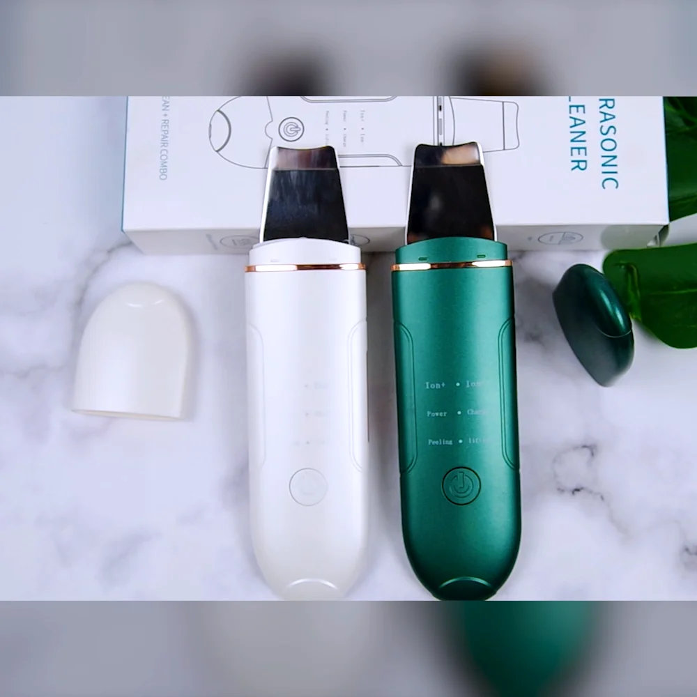 Ultrasonic Skin Scrubber Electric Deep Clean Pore Ultra Sonic Skin ...
