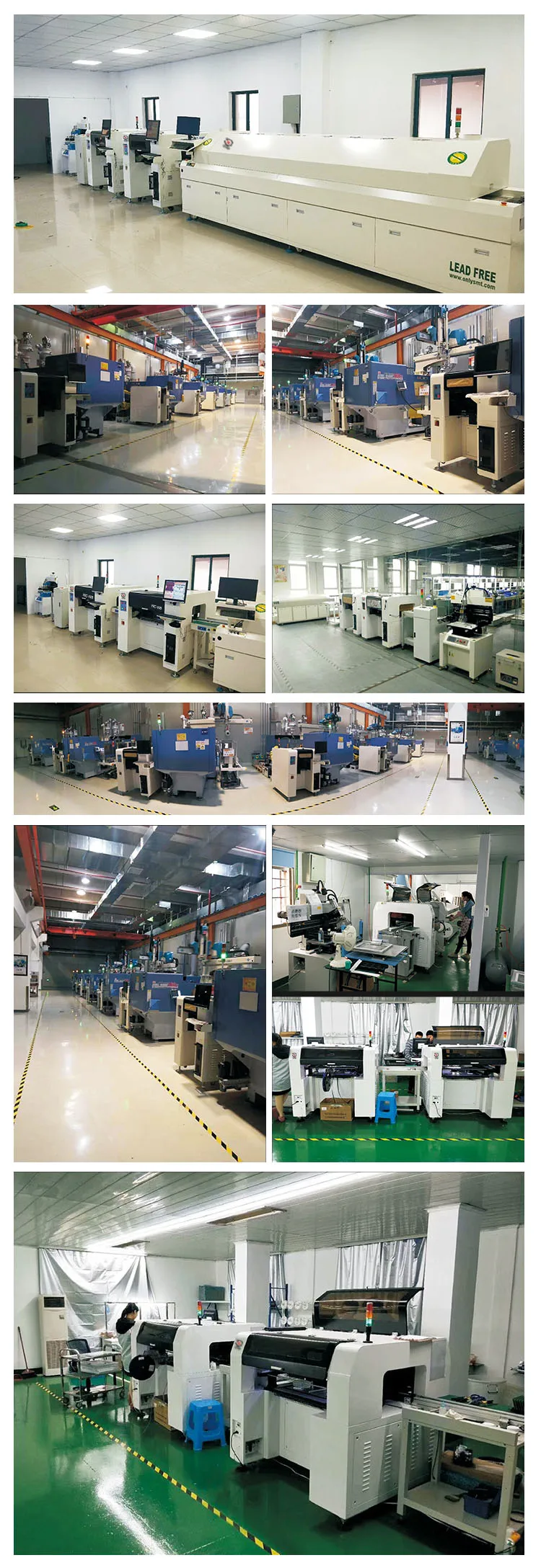 Pcb Fabrication Pick And Place Machine Hc-h8 Desktop Led Assembly Smt ...