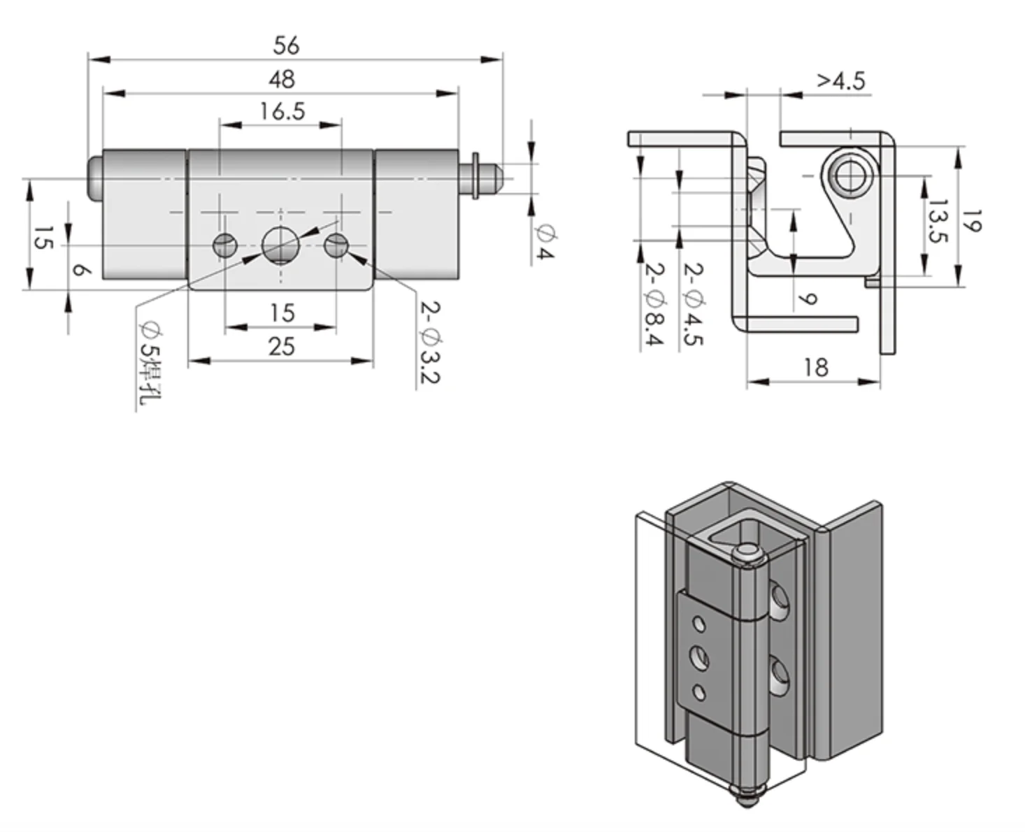 FS1175-2 CL237-2 토크 경첩 은폐 경첩 냉동 장비 산업용 스윙 캐비닛 도어 경첩| Alibaba.com