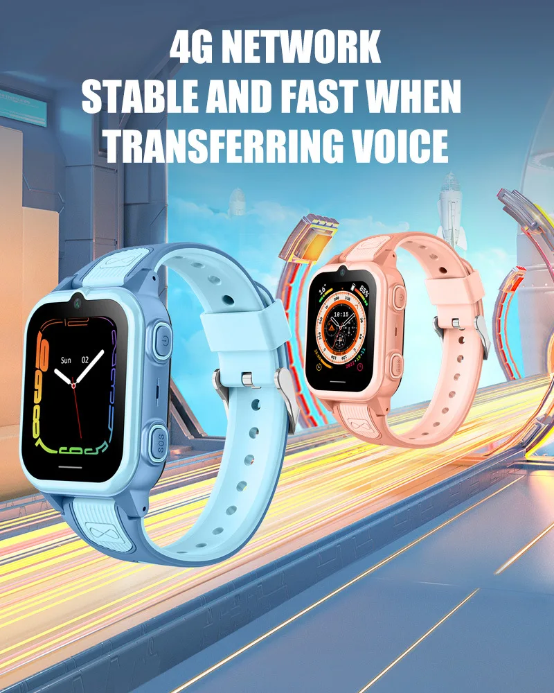 Waterproof IPX7 Kid Smartwatch Children Smart Watch SOS Antil-lost ...