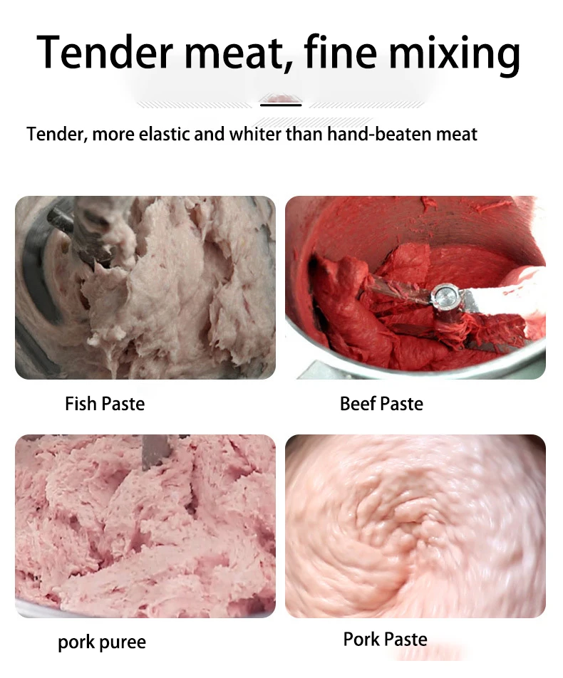 Commercial Fish Ball Beater Mixer Meat Beater Automatic Meatball ...