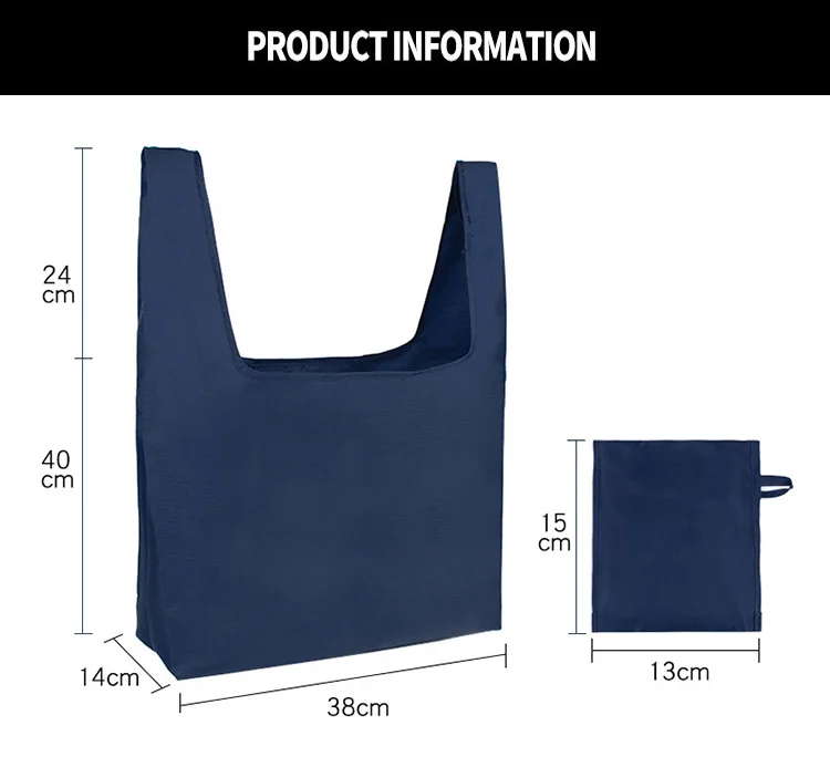 Eco-friendly Foldable Tote Bag - Reusable & Customizable