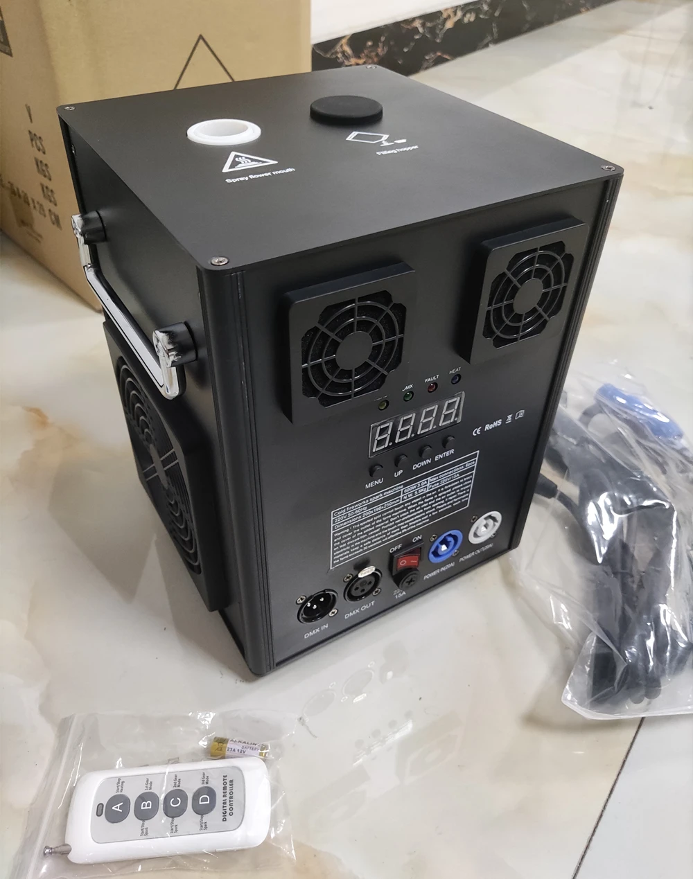 Electronic Cold Pyro Spark Fire Works Machine for Weddings