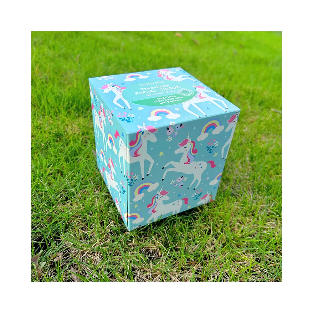 Oem Customised Box Tissue Paper Cube Box Facial Towel 12 Boxes 60 Count ...
