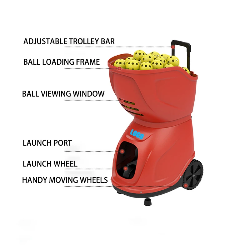 Custom Design Pickleball Ball Launcher - Fun & Entertainment