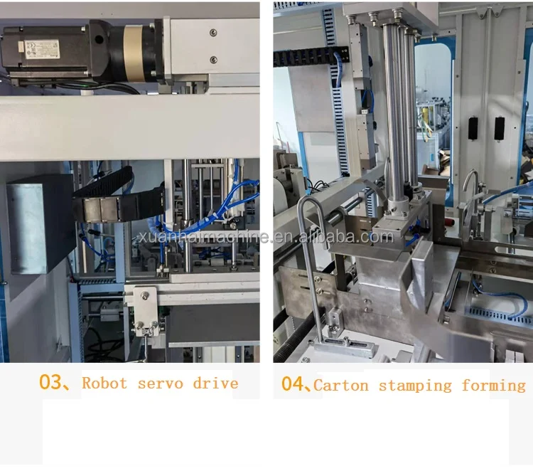 Automatic Pizza Box Making Machine Creasing and Die Cutting Cardboard ...