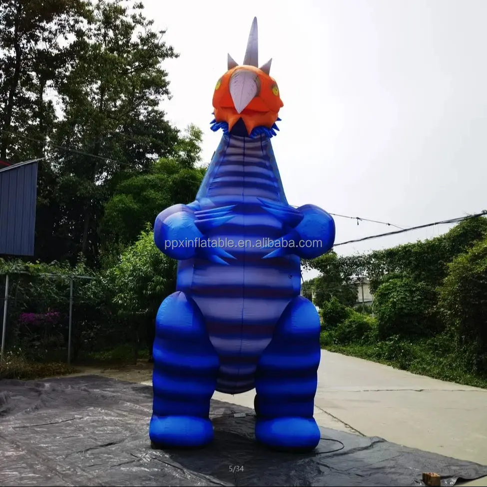 Customized giant Inflatable Anime Ultraman and Monsters Inflatable blue ...
