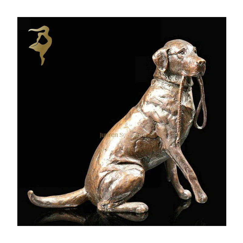 Life Size Decorative Garden Casting Iron Brass Labrador Sculpture ...