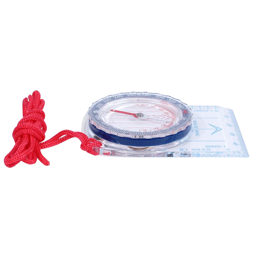 Luminous Waterproof Scale Map Compass Portable With Lanyard Compass ...