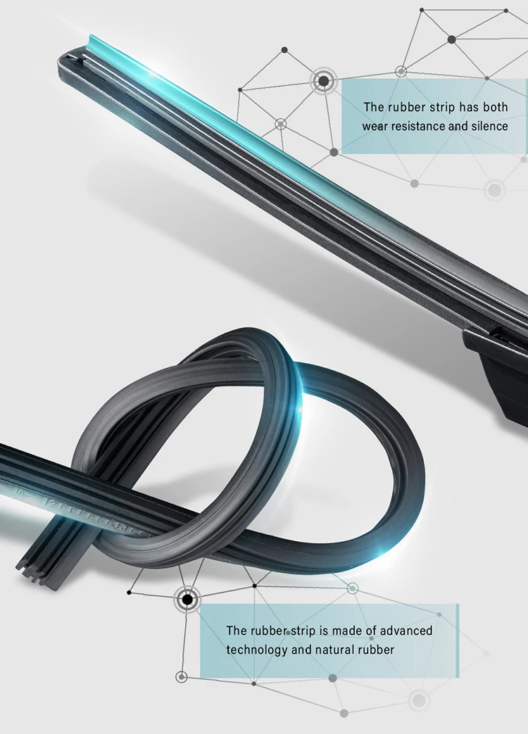 METO Wipers Adapter Universal Frameless Windscreen Hybrids Wiper Blade ...