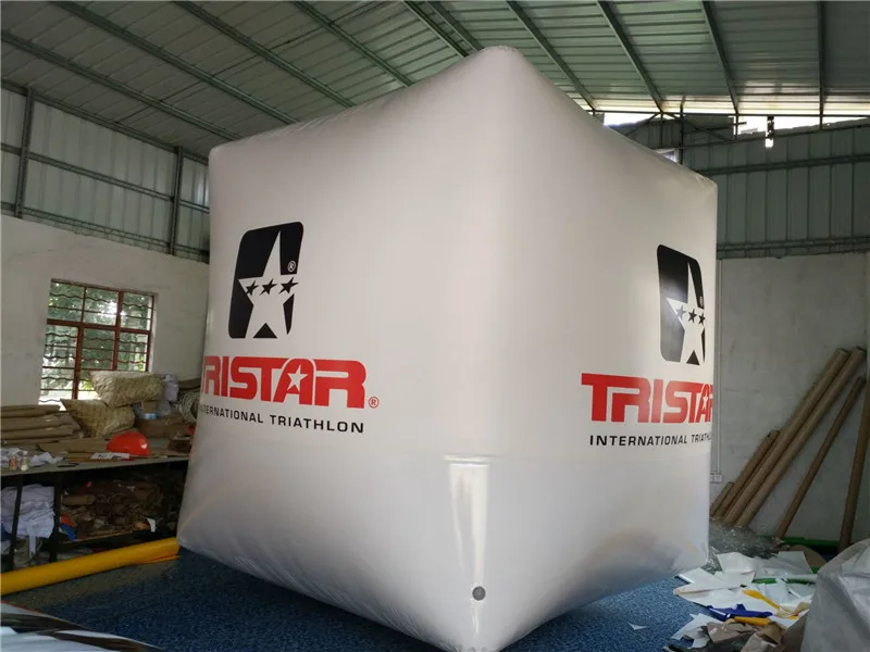 Commercial Customize Water Floating Advertising Inflatable Cube Buoy ...