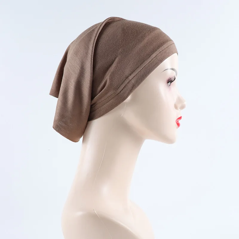 Modal Rayon Breathable Undercaps Scarf Elastic Inner Scarf Bottomed ...